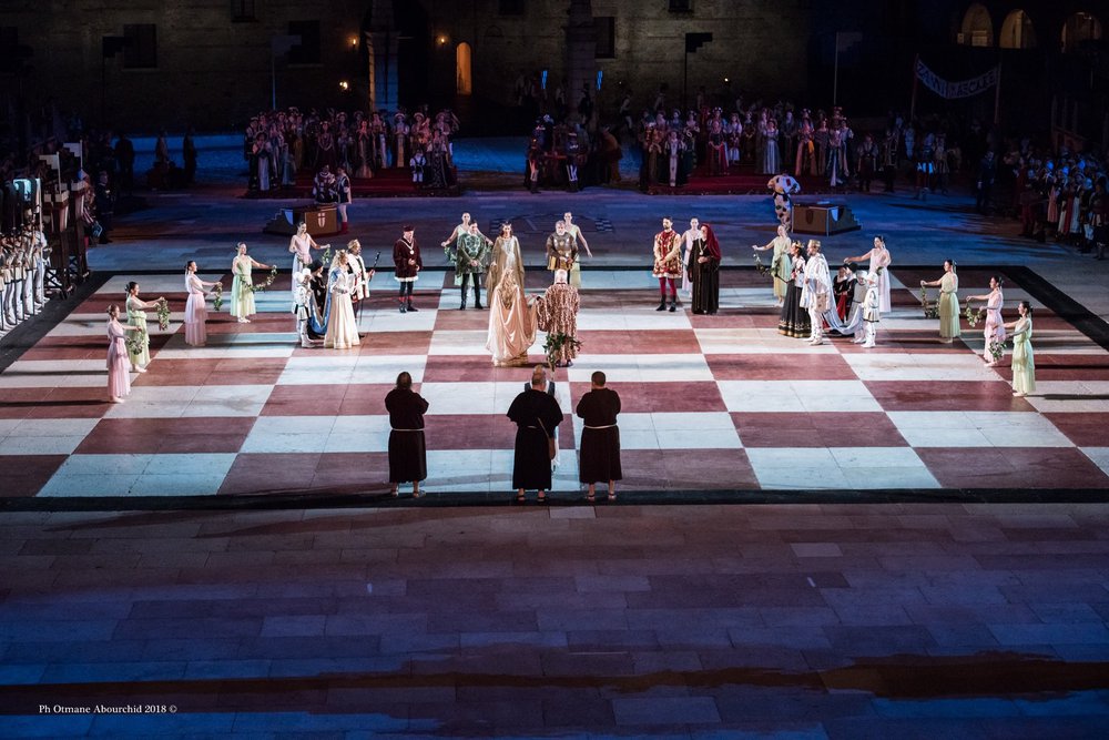 Partita a Scacchi a personaggi viventi | MAROSTICA - TERRITORIO da ...